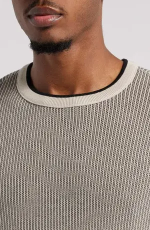 Rag & Bone Harvey Crewneck Cotton Sweater - Grey