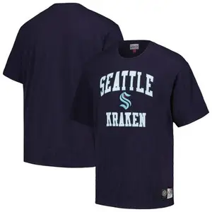 Mitchell & Ness Deep Sea Blue Seattle Kraken Legendary Slub T-shirt - Navy