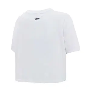 PRO STANDARD Pittsburgh Penguins Boxy Script Tail Cropped T-shirt