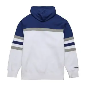 Mitchell & Ness Blue Toronto Maple Leafs Head Coach Pullover Hoodie