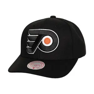 Mitchell & Ness Philadelphia Flyers Team Ground Pro Adjustable Hat - Black