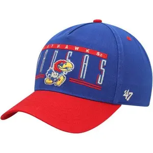 '47 Kansas Jayhawks Double Header Hitch Adjustable Hat - Royal