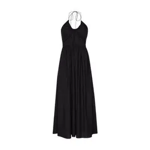 Matteau Drawcord Halter Sundress - Black