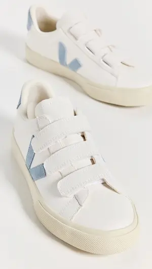VEJA Recife Logo Sneakers With Velcro Closure - Extra-white_steel