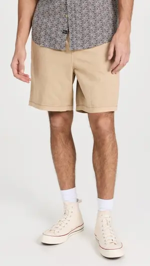 Rails Cruz Drawstring Shorts - Khaki