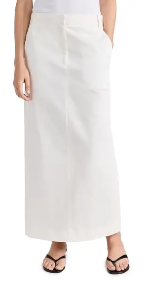 Tibi Chino Maxi Skirt