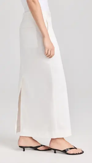 Tibi Chino Maxi Skirt
