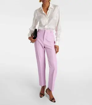 TOM FORD Wool-blend Slim Pants