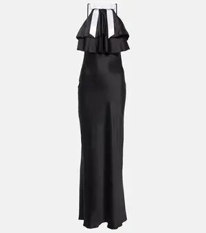 RODARTE Bow-detail Halterneck Gown
