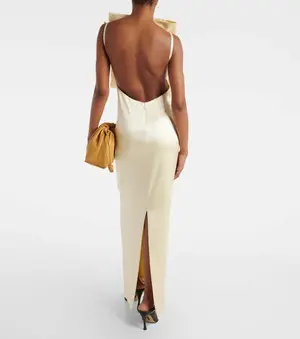 Loewe Pin Silk-blend Gown