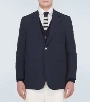 Thom Browne Seersucker Wool Blazer