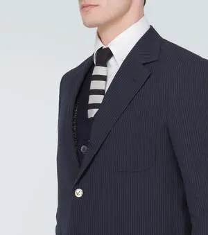 Thom Browne Seersucker Wool Blazer