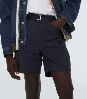 Sacai Taffeta Bermuda Shorts