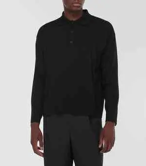 THE ROW Djon Wool Polo Sweater