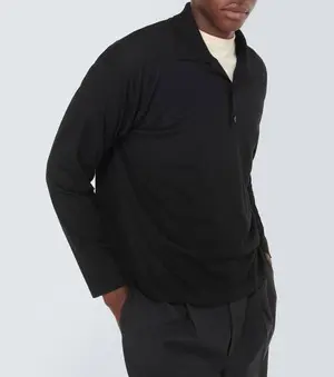 THE ROW Djon Wool Polo Sweater