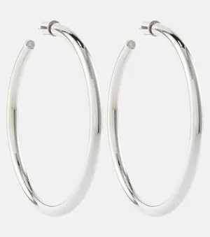 JENNIFER FISHER 14kt Gold-plated Hoop Earrings - Silver