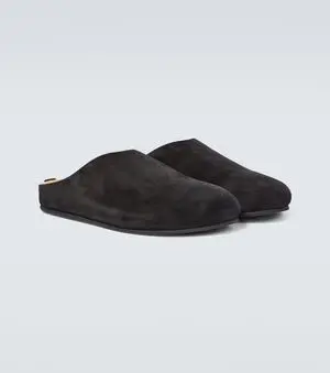 THE ROW Hugo Suede Clogs