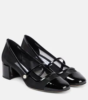 JIMMY CHOO Elisa 45 Mary Jane Pumps - Black