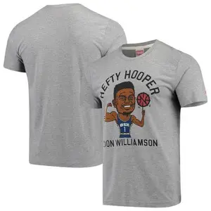HOMAGE Zion Williamson New Orleans Pelicans Player Graphic Tri-blend T-shirt - Gray