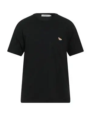Maison Kitsuné Man T-shirt Grey Size Xs Cotton Black