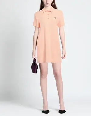 Maison Kitsuné Mini Polo Dress - Apricot