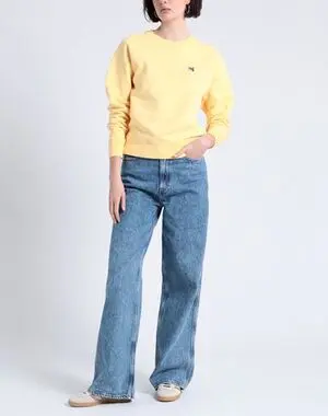 Maison Kitsuné Cotton Sweatshirt - Yellow