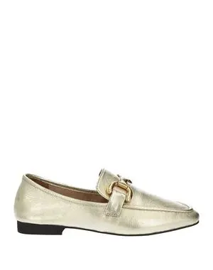BIBI LOU Loafers With Metal Appliqués - Gold