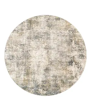 Livabliss Cardiff Cdf-2304 Round Area Rug, 6'7 X 6'7 - Gray/mist