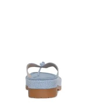 DONALD PLINER Slip-on Thong Platform Sandals