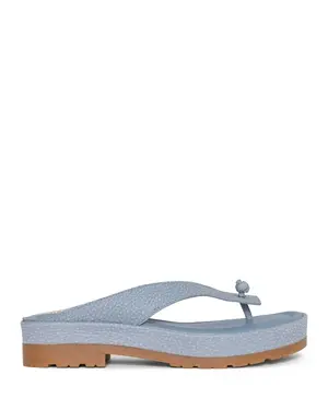 DONALD PLINER Slip-on Thong Platform Sandals