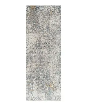 LIVABLISS Cardiff Cdf-2300 Runner Area Rug, 2'7 X 7'3 - Grey/charcoal