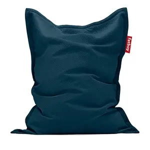 FATBOY Original Slim Royal Velvet Bean Bag Chair - Deep Sea