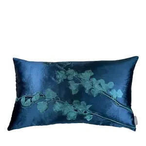 AVIVA STANOFF Orchid Signature Velvet Collection Pillow, 12 X 20 - Azure