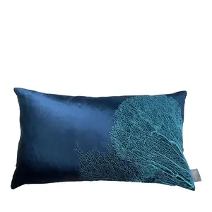 AVIVA STANOFF Sea Fan Decorative Pillow, 12 X 20 - Azure