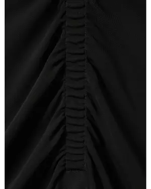 REISS Iris Printed Tie Jersey Dress