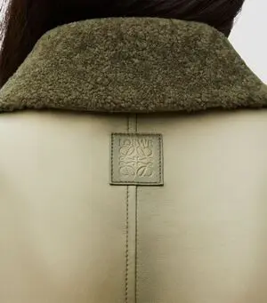 Loewe Cropped Leather Jacket