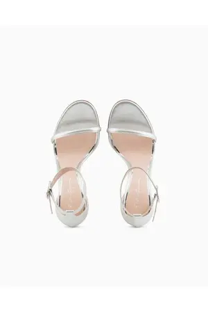 GIORGIO ARMANI Lurex Heeled Sandals