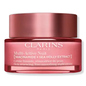 Clarins Multi-active Night Moisturizer For Lines, Pores, Glow With Niacinamide - One-color