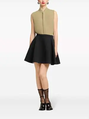 AMI Paris Virgin Wool Skater Skirt