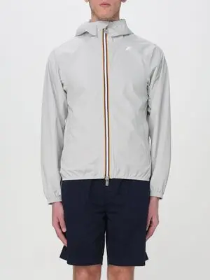 K-WAY K-Way Zip-Up Hooded Jacket Beige