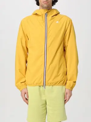 K-WAY K-Way Zip-Up Hooded Jacket Yellow