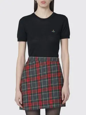 VIVIENNE WESTWOOD Ribbed Crew Neck Sweater - Black