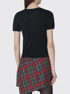 VIVIENNE WESTWOOD Ribbed Crew Neck Sweater - Black