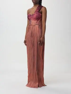 MARIA LUCIA HOHAN Asymmetrical Draped Maxi Dress