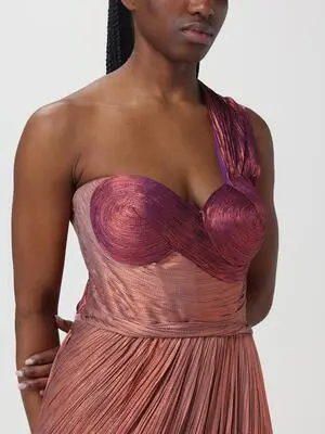 MARIA LUCIA HOHAN Asymmetrical Draped Maxi Dress
