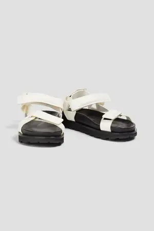 JIL SANDER Leather Sandals - Ecru