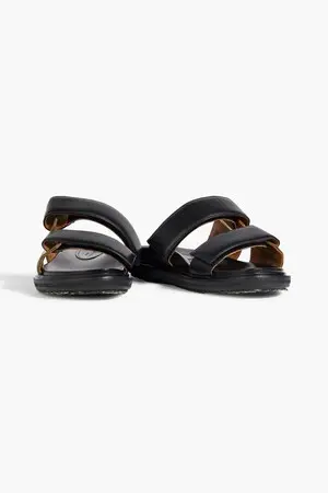 Marni Fussbett Two-tone Padded Leather Sandals - Black