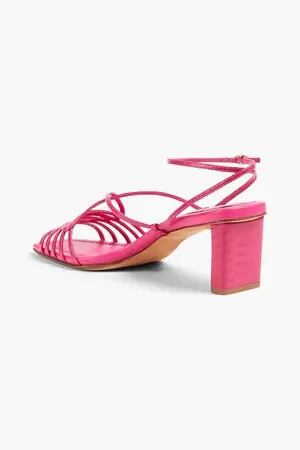 ALEXANDRE BIRMAN Naya 50 Patent-leather Sandals