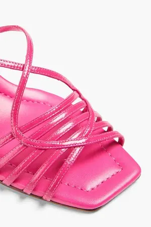 ALEXANDRE BIRMAN Naya 50 Patent-leather Sandals