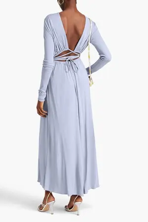 Emilio Pucci Cutout Jersey Maxi Dress
